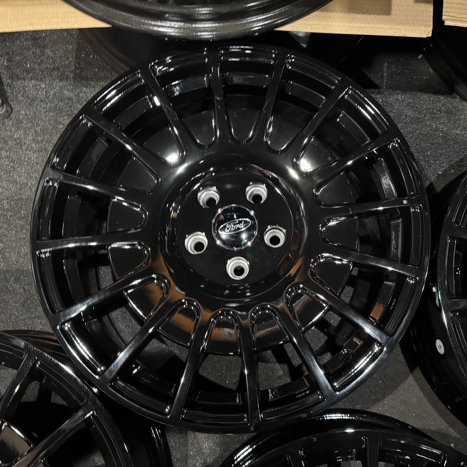 Ex Display 18" Ford style Gloss Black alloy wheels Transit custom ...