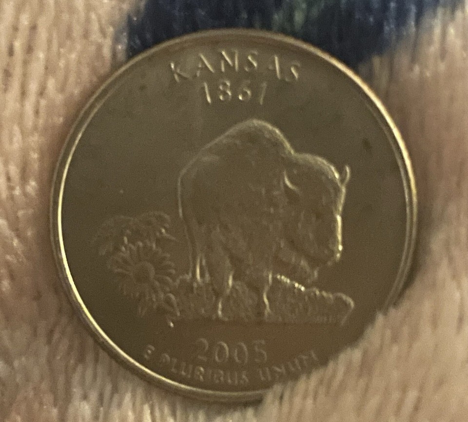 2005 kansas state quarter error / 3 Legs / Rare collectors Coin ...