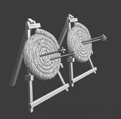 Northern Crusades Miniatures Medieval Archery Target Practice Terrain ...