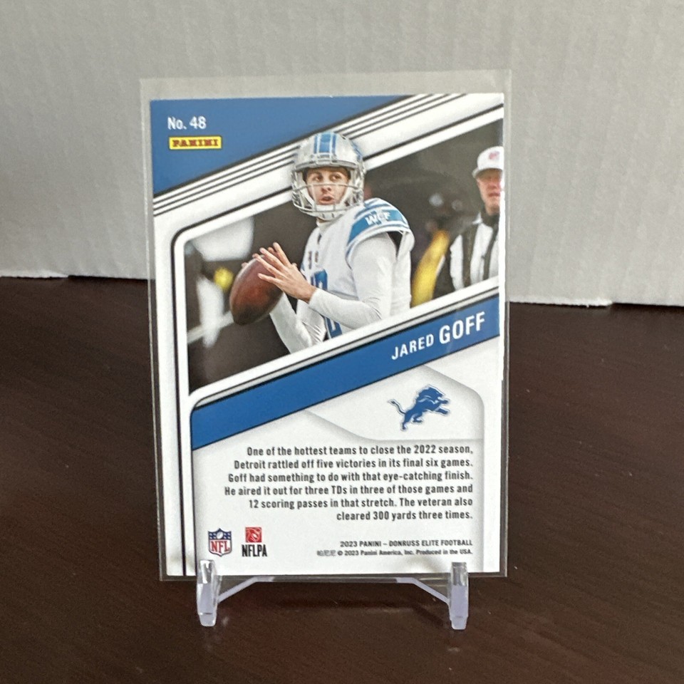 2023 Donruss Elite Jared Goff Pink Parallel -Detroit Lions | eBay