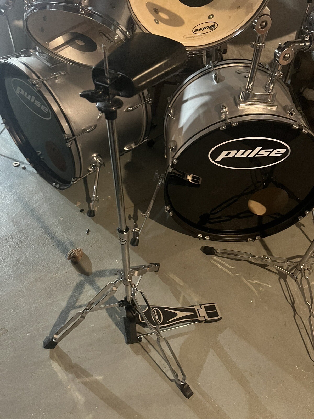 Silver Pulse Drumset | eBay
