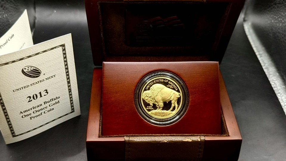 2013 G$50 1 oz Gold American Buffalo Proof - OGP COA - W/Box | eBay