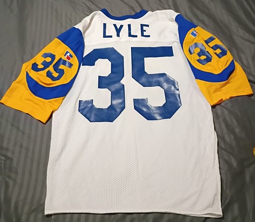 Vintage 95 - 96 Russell Athletics Keith Lyle St. Louis Rams Jersey Size ...