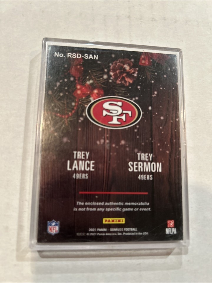 2021 Trey Lance, Trey Sermon, Rookie Card Number RsD – SAN Donruss ...