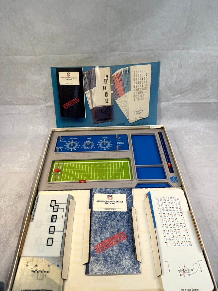 Tudor Games 1976 NFL Strategy Game Complete National Football League ...