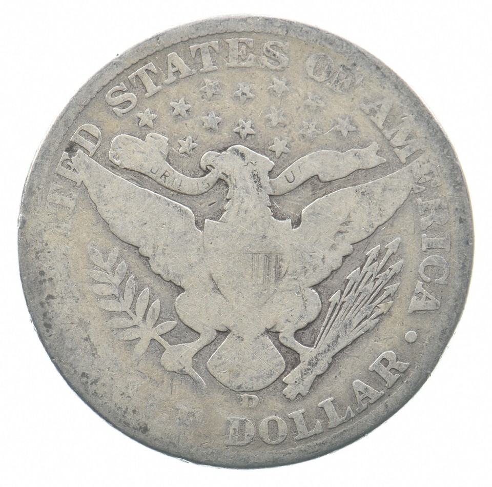 Better 1906-D US Barber 90% Silver Half Dollar Coin Collection Set ...