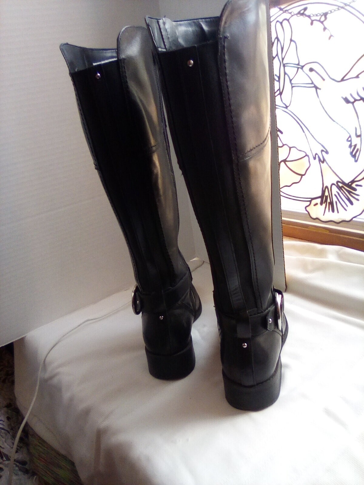 Mark Fisher Damsel Wide Calf Riding Boots In black Size 7m | eBay