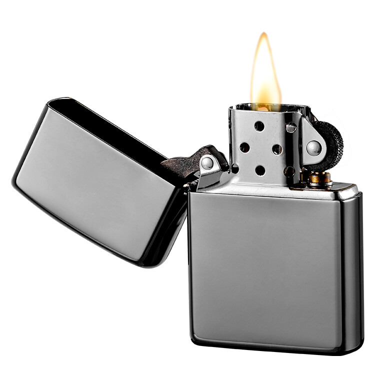 ZIPPO TITANIUM BLACK LIGHTER | eBay