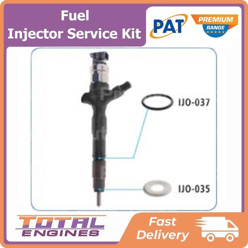 1x PAT Premium Fuel Injector Service Kit fits Toyota Hiace KDH221R 3.0L ...
