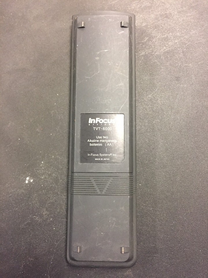 ORIGINAL InFocus TVT-6000 LCD Projector Remote Control | eBay