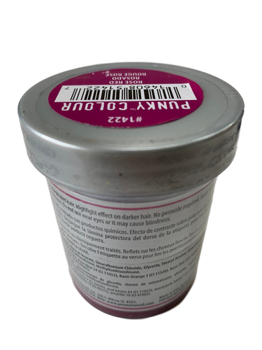 Rose Red Punky Colour Hair Dye Jerome Russell 3.5 oz Jar 100ml Color ...