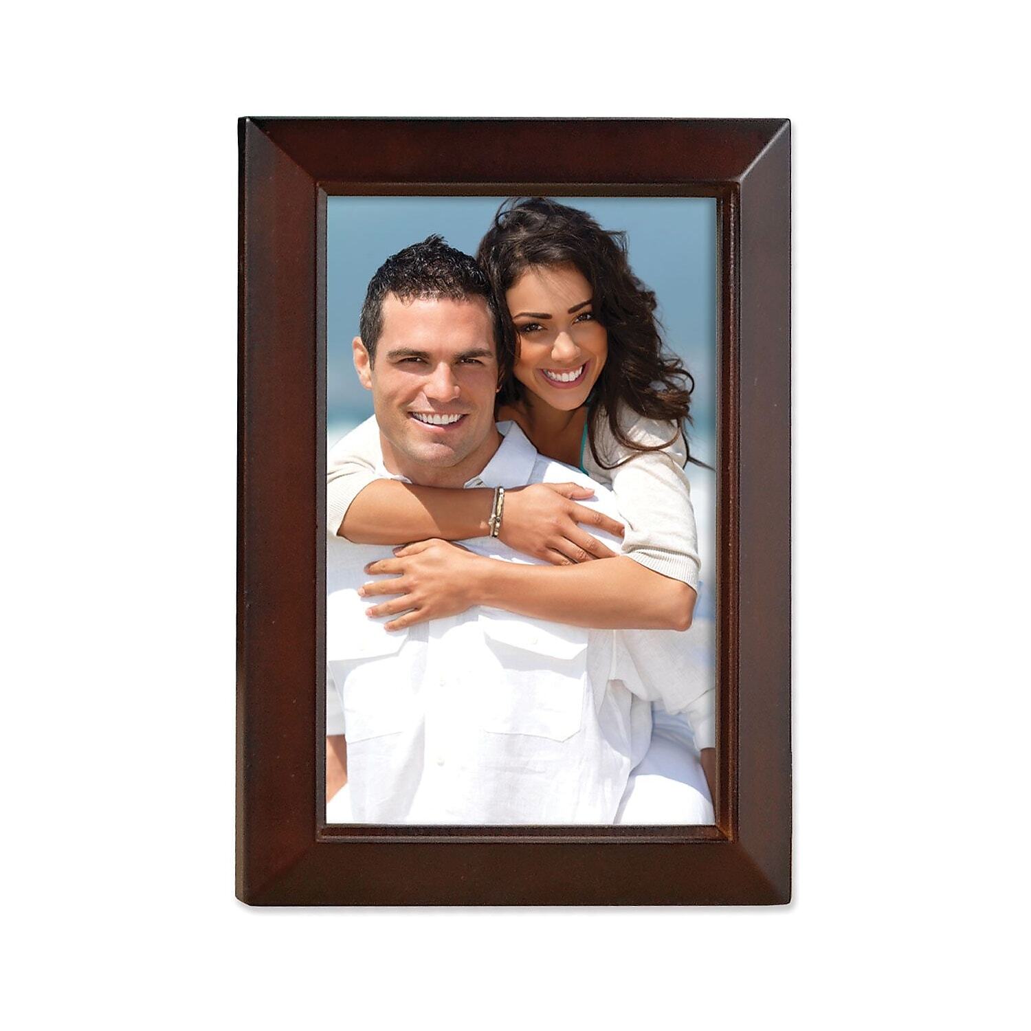 Lawrence Frames 4" x 6" Wooden Walnut Brown Picture Frame 725146 | eBay