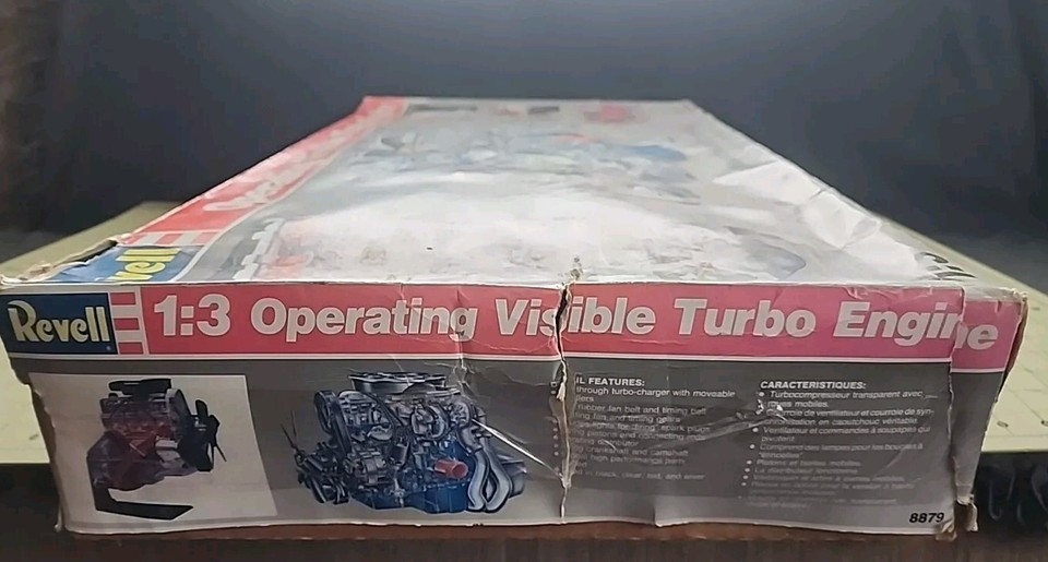 1987 REVELL VISIBLE 2.3 LITRE TURBO MODEL ENGINE 1:3 SCALE | eBay