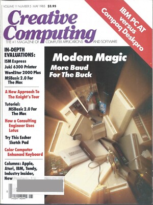 Creative Computing Magazine, May 1985 | eBay