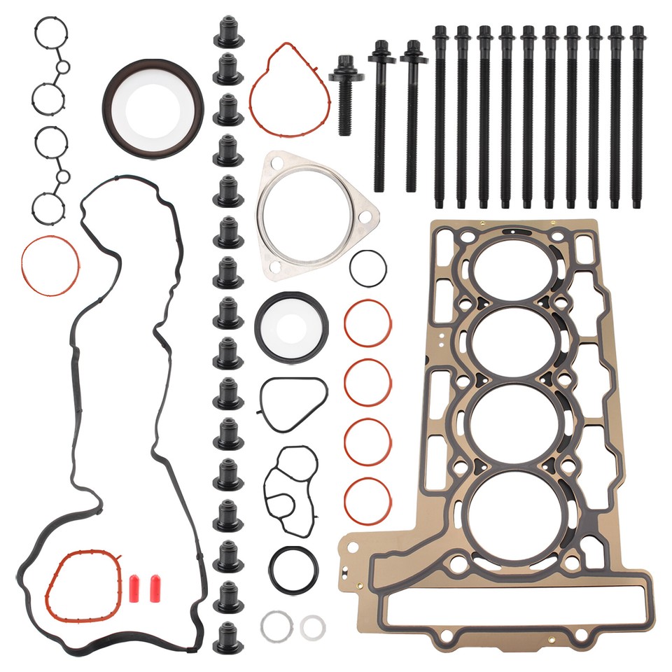 For Mini Cooper R55 R56 N14B16A N14B16C Engine Head Gasket Seals Bolts ...