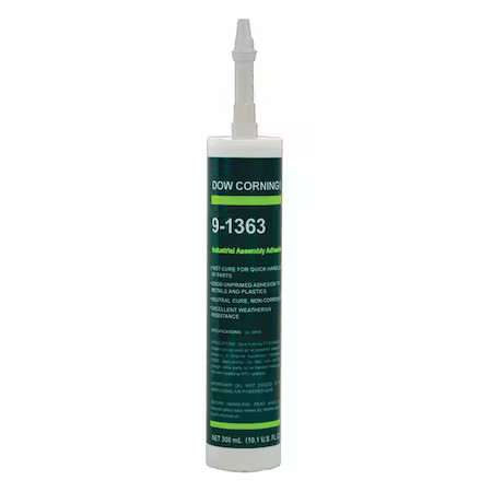 Dowsil 4001706 Silicone Sealant, 300 Ml, Cartridge, Gray, Silicone Base ...