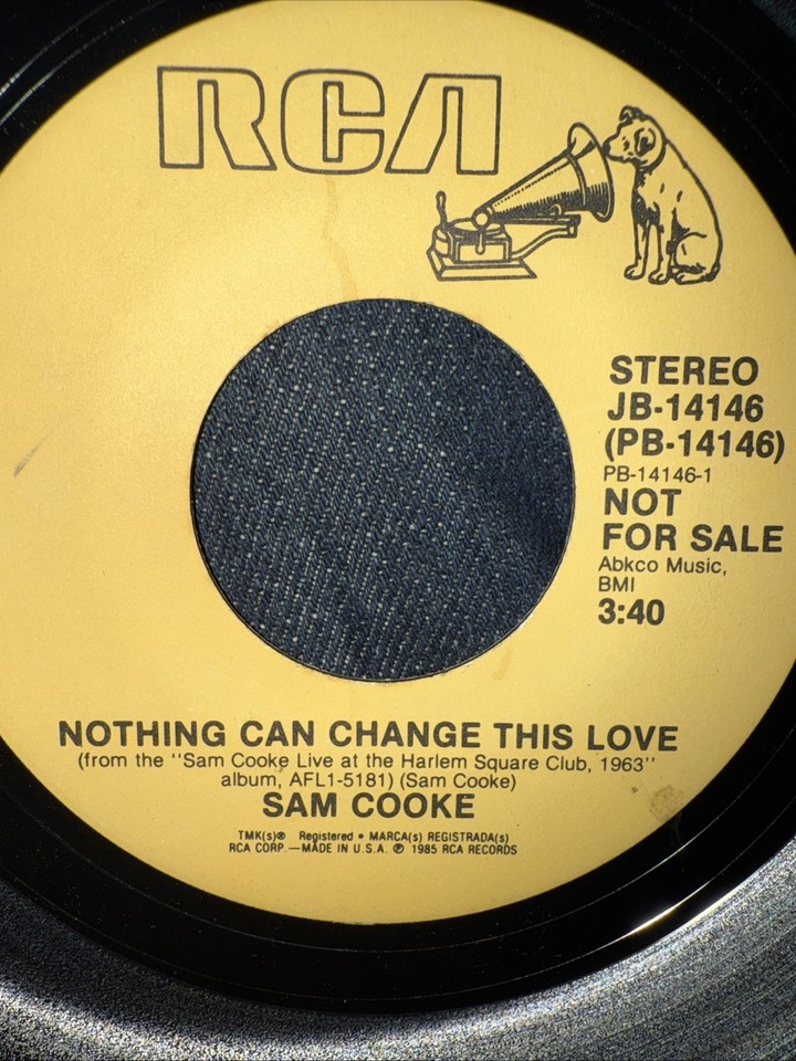 Sam Cooke / Bring It On Home To Me (Live at Harlem Square) / RCA Promo ...