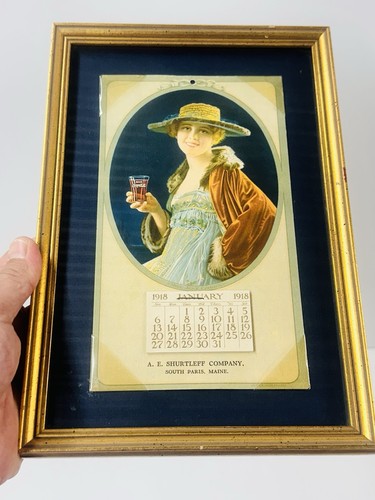ANTIQUE 1918 COCA~COLA ADV JANUARY MISS JUNE CAPRICE CALENDAR | eBay