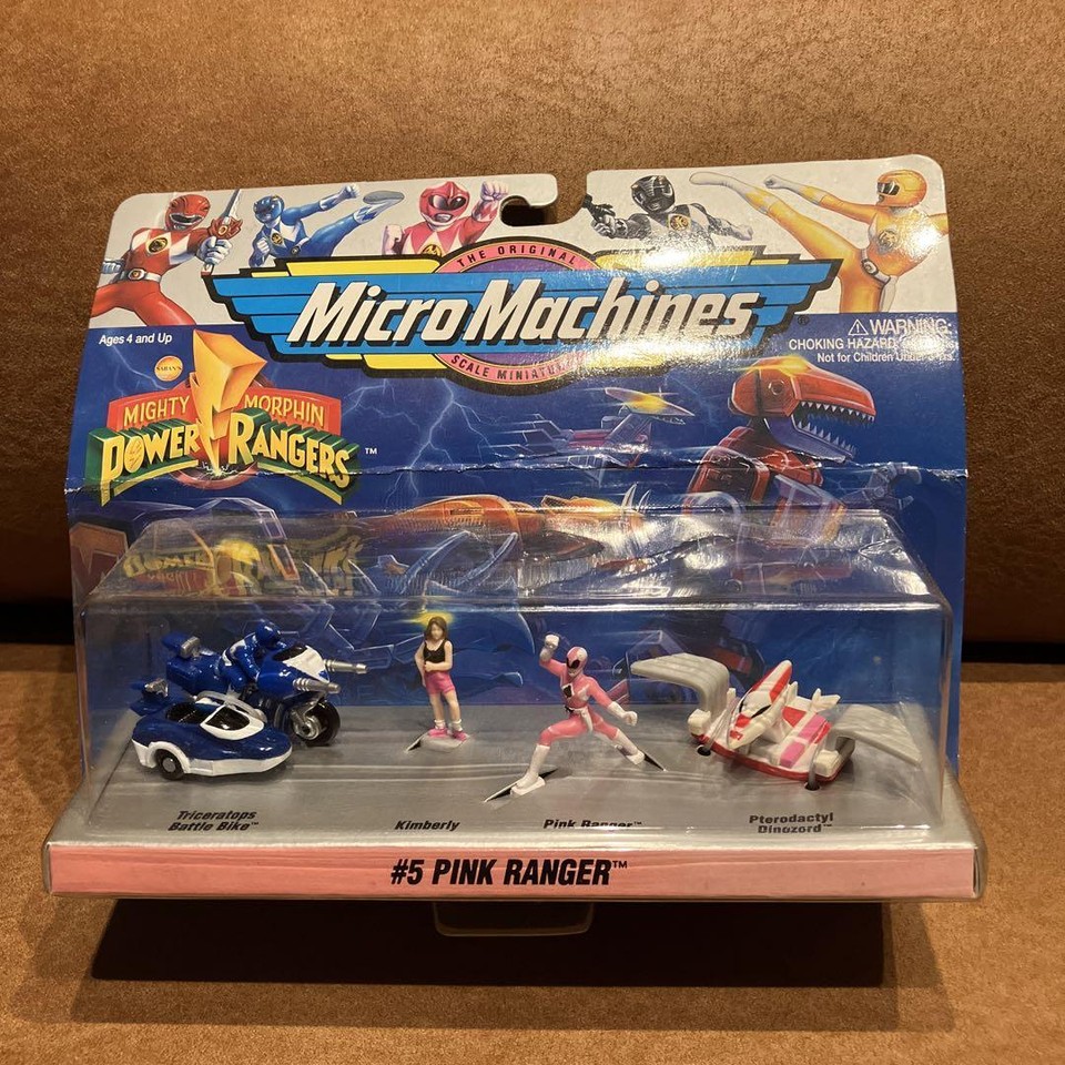 Micro Machines Collection Mighty Morphin Power Rangers #5 PINK RANGER ...