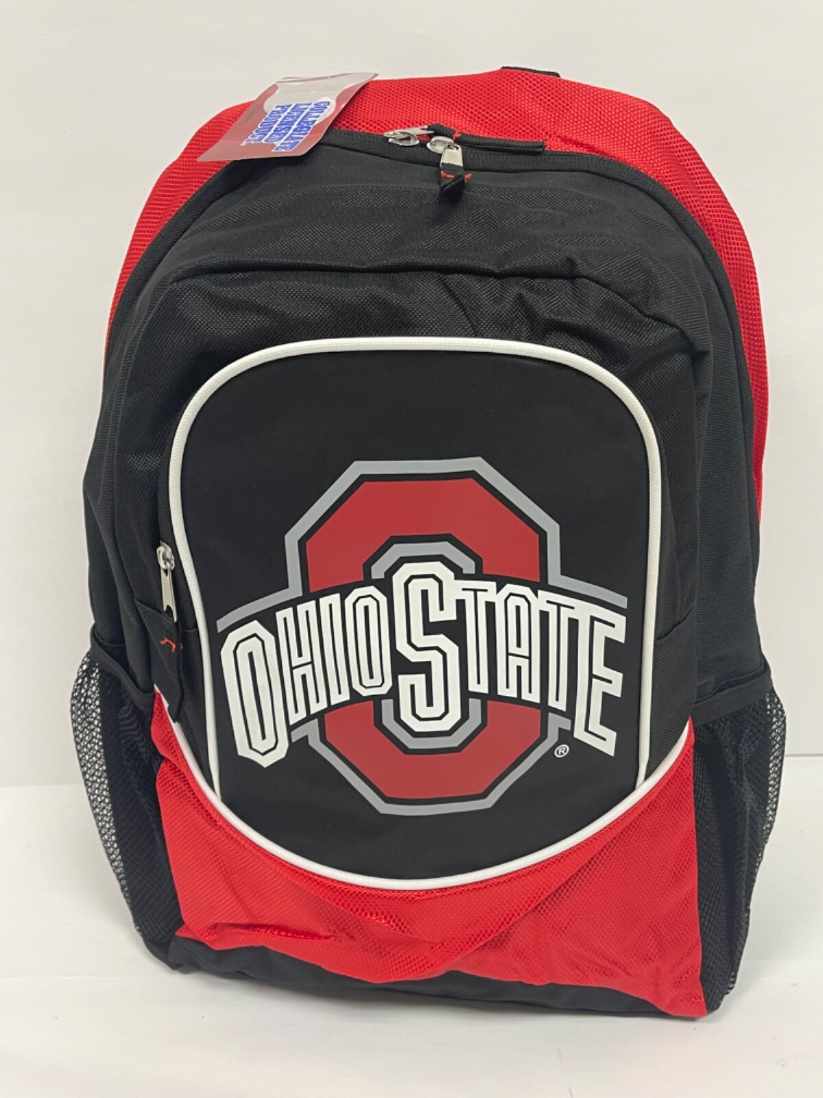 New Licensed OHIO State Buckeyes Backpack 2 Compartments & 2 Mesh ...
