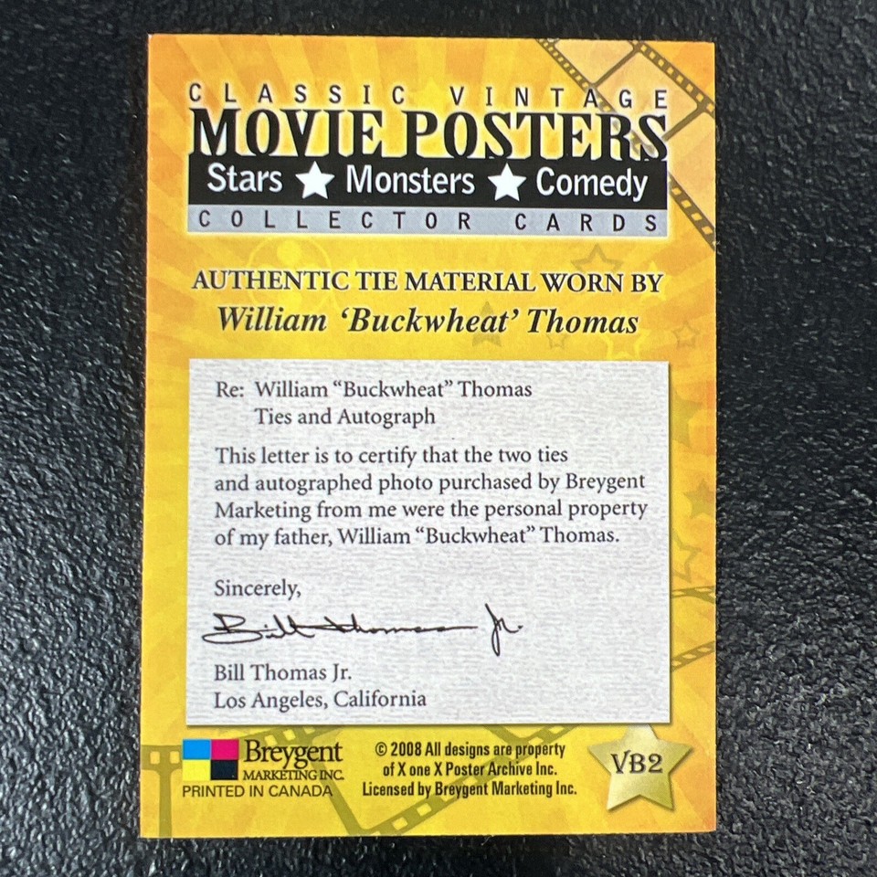 Classic Vintage Movie Posters 2 The Little Rascals Costume Card VB2 ...