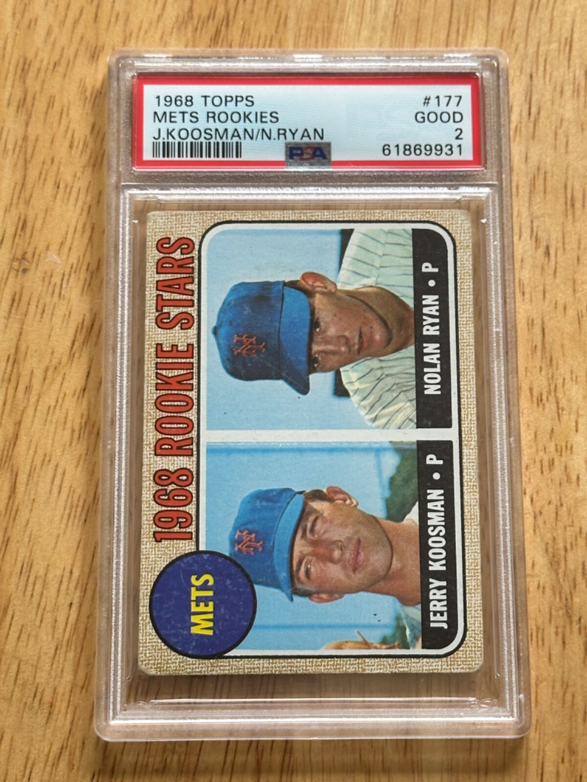 1968 Topps #177 Nolan Ryan Rookie Card PSA 2 | eBay