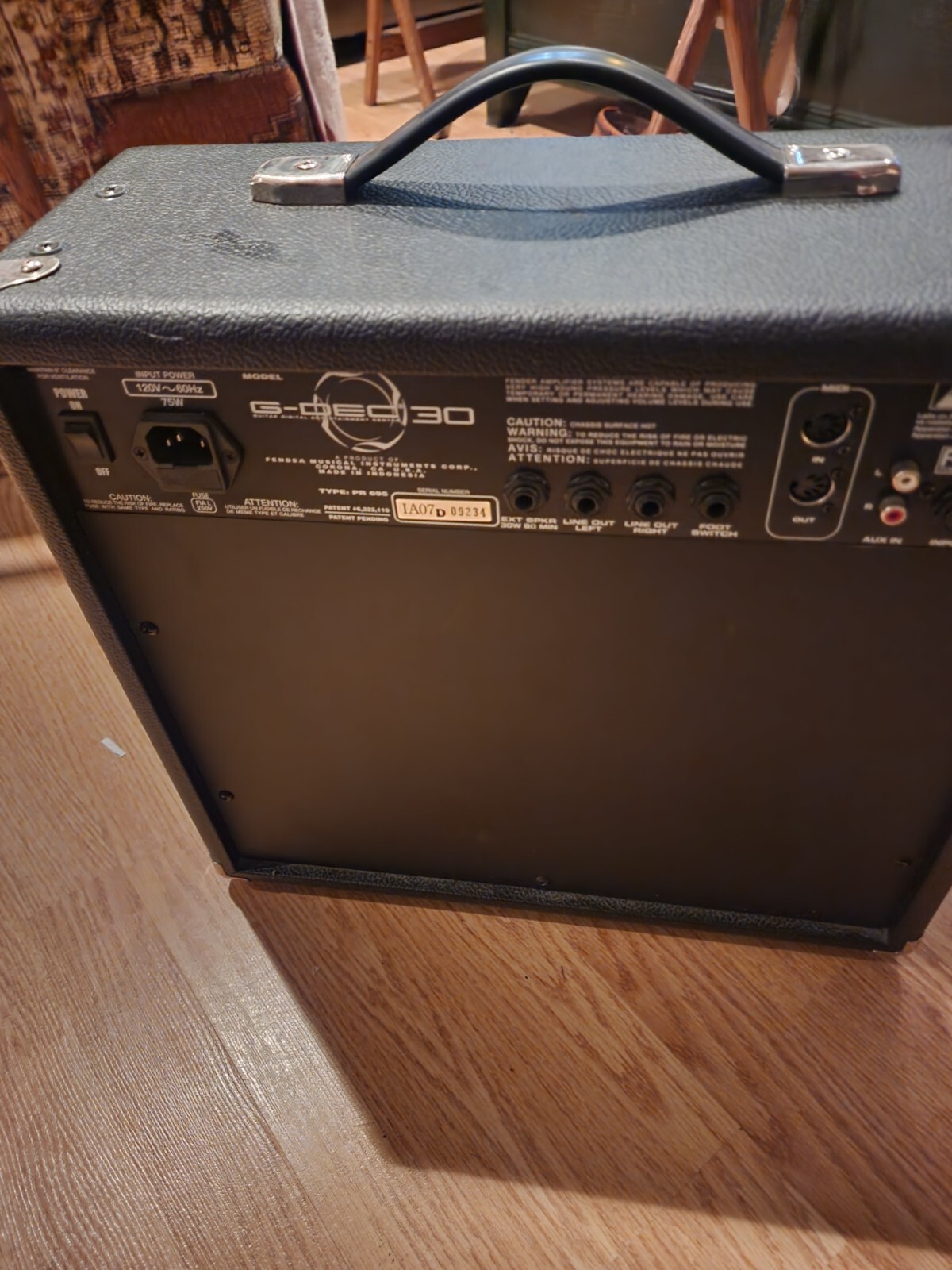 FENDER G-DEC 30 ELECTRIC GUITAR Amp Amplifer Pr695 08005549 Read ...
