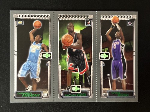 2003-04 Topps Matrix Carmelo Anthony Dwyane Wade Chris Bosh Rookie Card ...