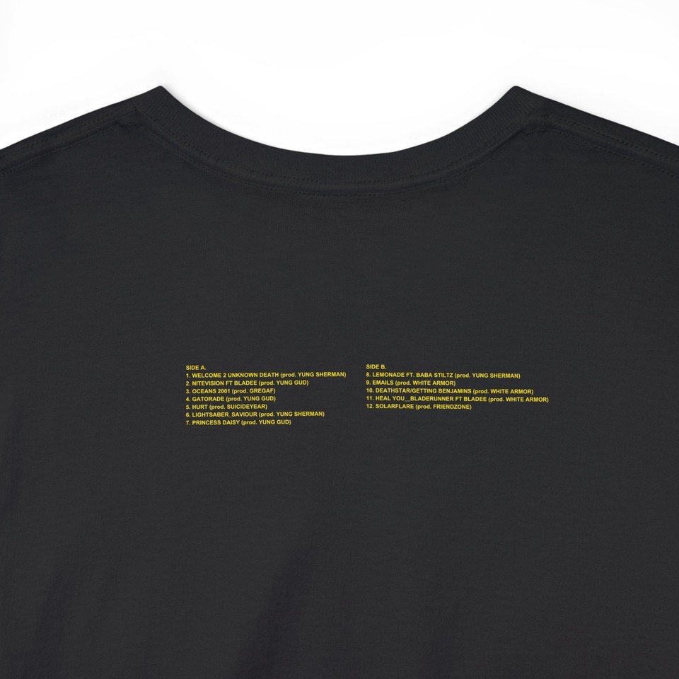 Yung Lean Unknown Death 2002 Album Tour Merch Tee T-Shirt - All Colors ...