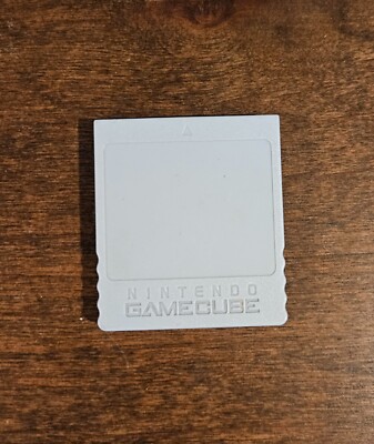 Official Nintendo GameCube GC Memory Card Gray 59 Blocks OEM DOL-008 ...