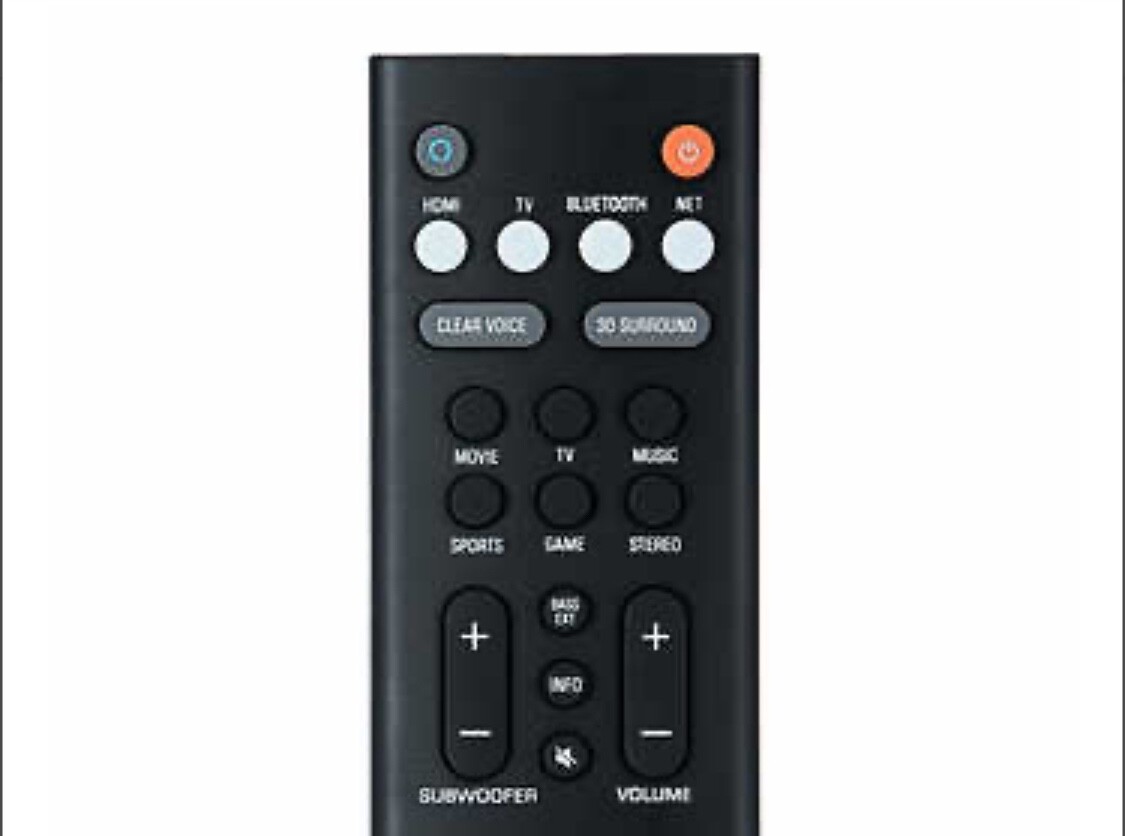 Yamaha ATS-1090 35in Wide Soundbar Dual in-Bar Subwoofers - Black for ...