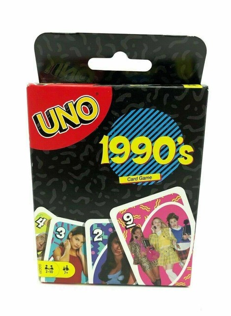 1990s UNO Card Game 90s Pop Culture Nostalgia Mattel Games for sale ...