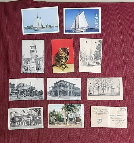 Misc Lot of Used & Unused Vintage Postcards, Philadelphia, Military ...