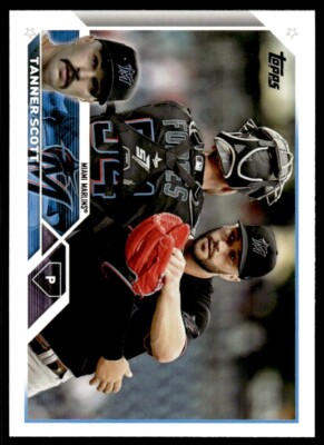 2023 Topps Baseball Card Tanner Scott Miami Marlins #18 | eBay