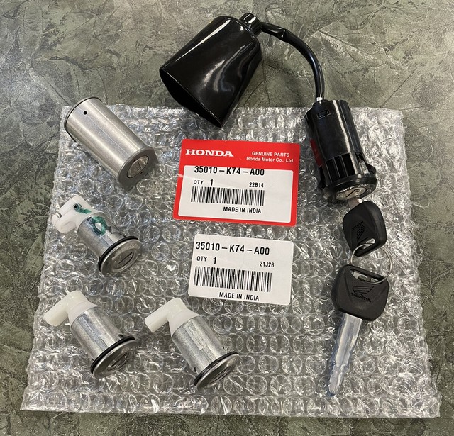 HONDA IGNITION LOCK KEY SET 2022 NAVI NVA110B GENUINE OEM 35010-K74-A00 ...