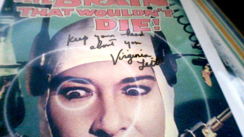 Virginia Leith Signed The Brain that wouldn't Die color Photo | eBay