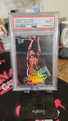 1999 Sheryl Swoopes FLEER ULTRA WNBA PLATINUM MEDALLION /99 - PSA 8 ...