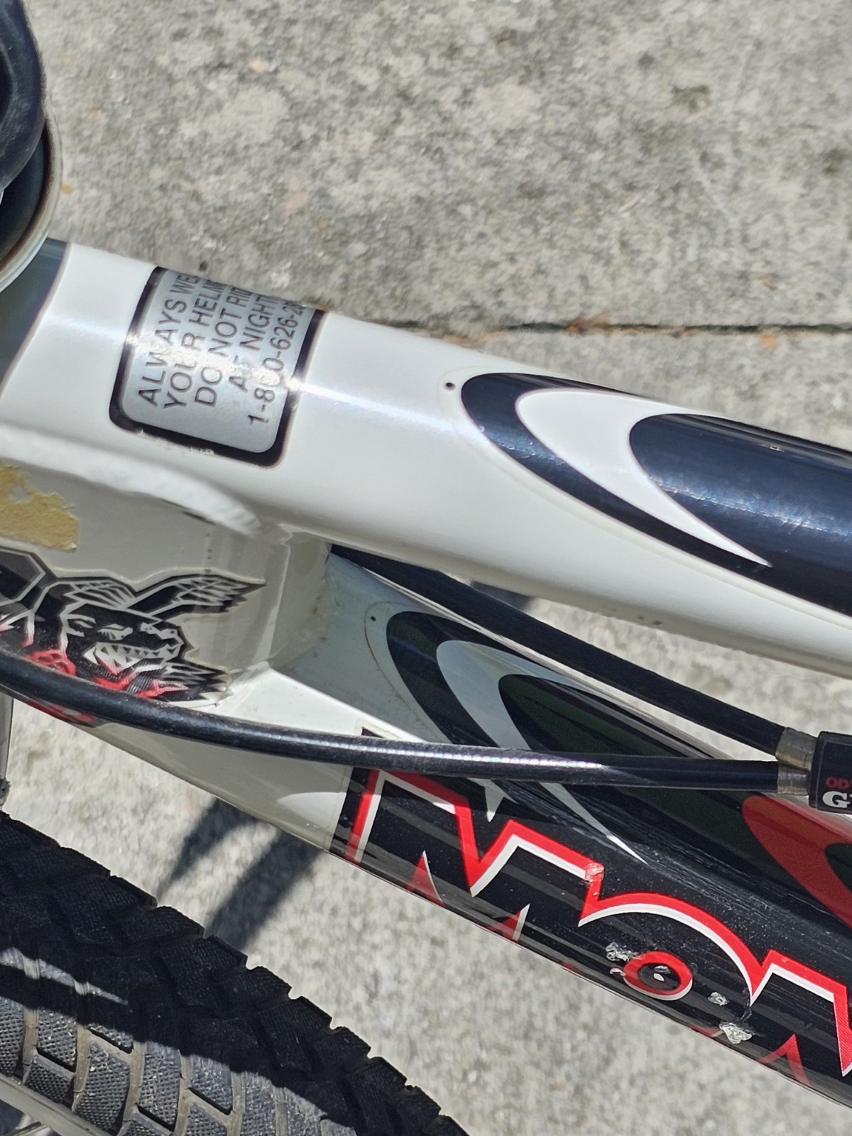 Vintage 90s Mongoose FS-1 Freestyle Bmx Bike White Original 20" Bicycle ...