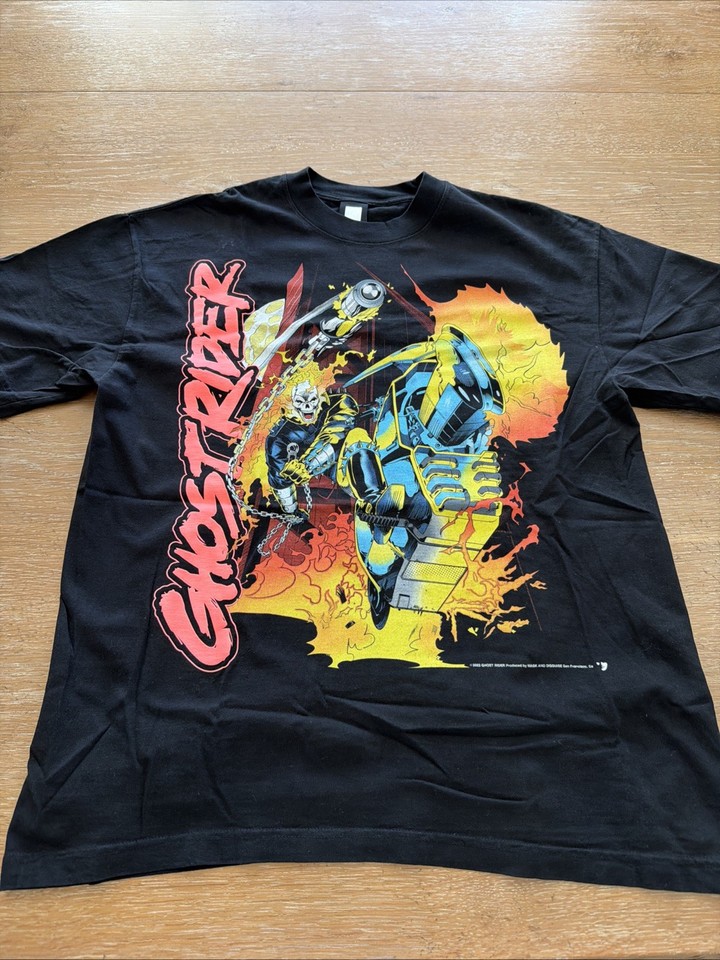 Mask & Disguise Marvel Ghost Rider T-Shirt Mens Large Modern | eBay