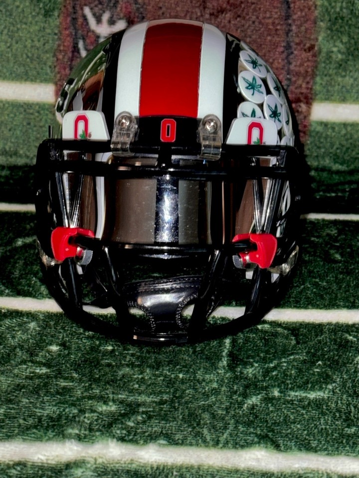 Ohio State Buckeyes Chrome CUSTOM Mini Helmet | eBay