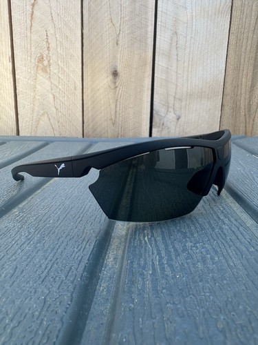 Puma Matte Black Polarized Sport Wrap Sunglasses PU0005SCOS 001 73[]07 ...