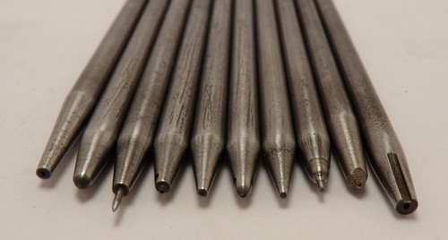 10 Vintage K&D Staking Set Punch Stakes Watchmaker Tools Special "S ...