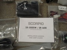 Scorpio Sr-i900 RFID Two Way FM Security Motorcycle Alarm System for ...