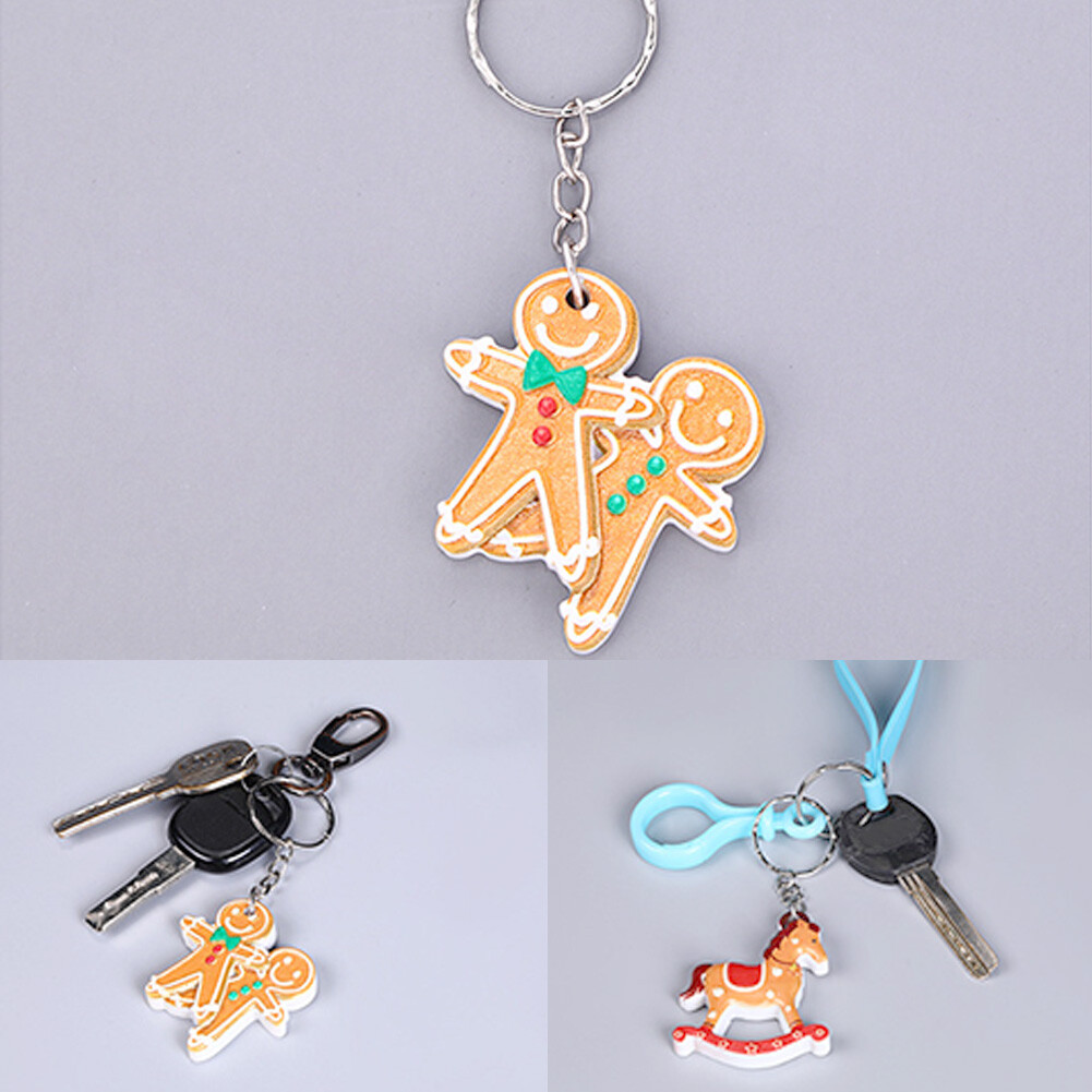 Gift Gingerbread Man Men Women Bag Pendant Cute Cartoon Christmas ...