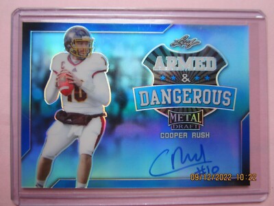 COOPER RUSH 2017 Leaf 35/35 Armed & Dangerous Metal Draft AD-CR1 BLUE ...