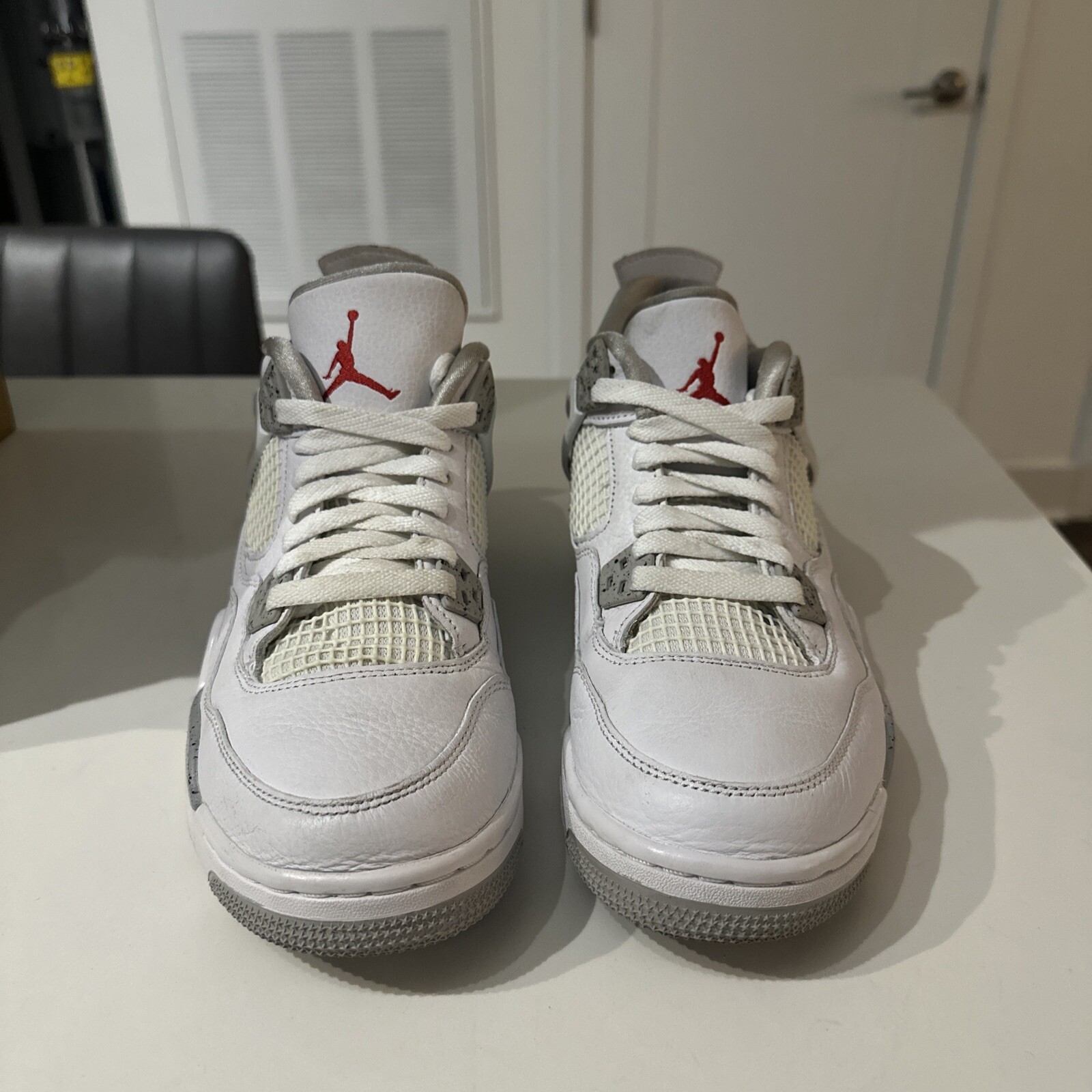 Jordan 4 Retro White Oreo Boys Size 6 Y Youth GS DJ4699-100 | eBay