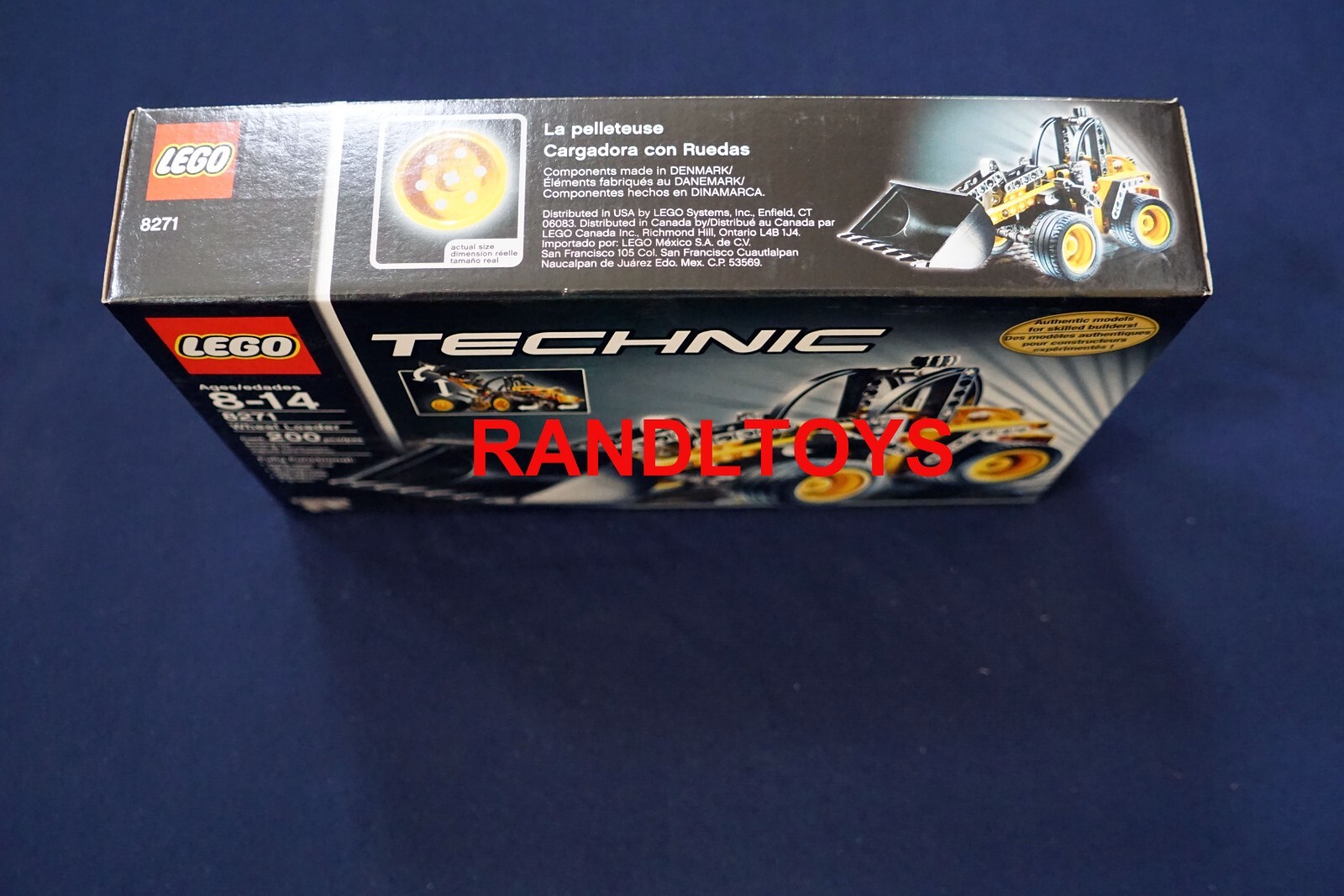 LEGO 8271 TECHNIC: WHEEL LOADER (BRAND NEW/FACTORY SEALED) 673419091084 ...