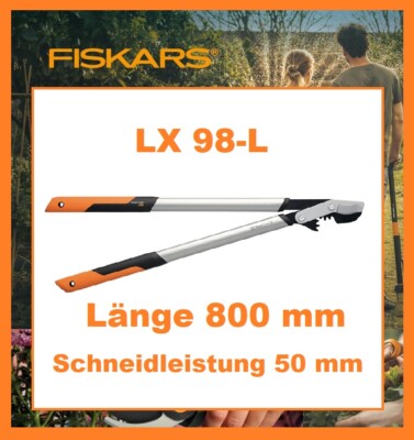 FISKARS Getriebeastschere LX 98-L Länge 800 mm Schneidleistung 50 mm ...