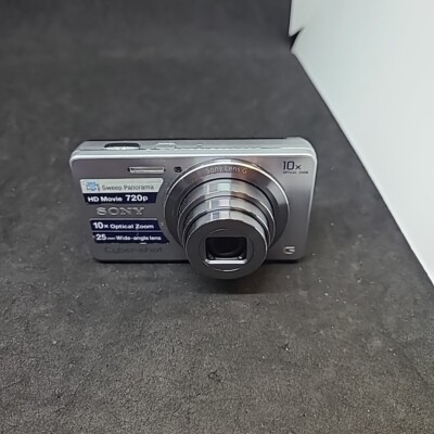 Sony Cyber-shot DSC-W690 16.1 MP 10x Digital Cam Working - No Charger ...