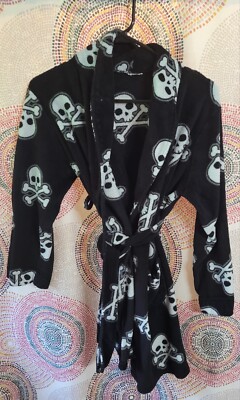 Urban Pipeline Boy's Skull Fleece Skull Robe 7/8 | eBay